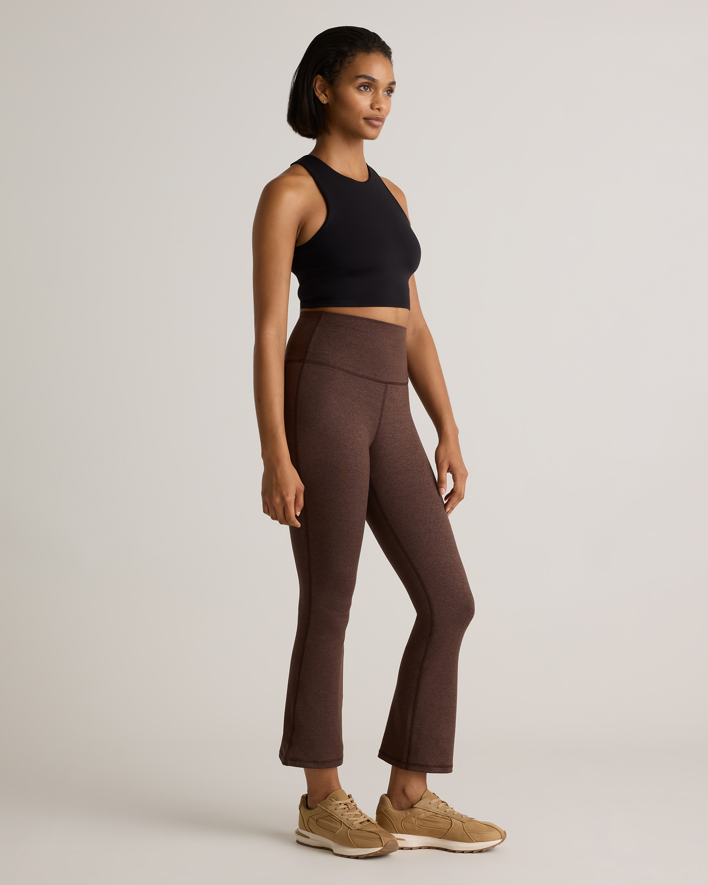 QUINCE Quince Ultra-Soft Cropped Bootcut Pants
